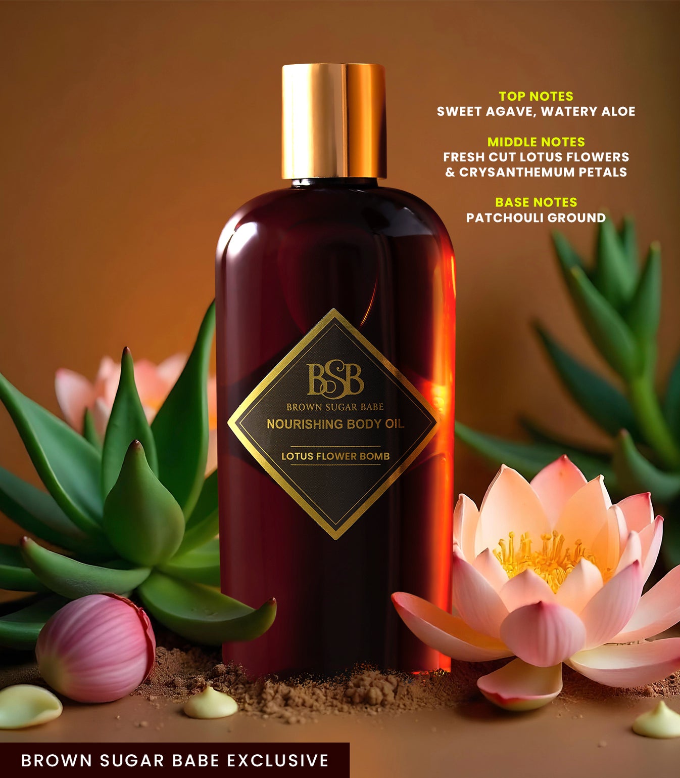 Lotus Flower Bomb – Brown Sugar Babe